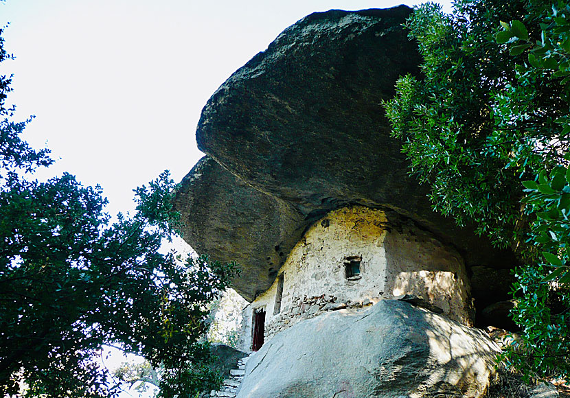 Theoktistis Monastery on Ikaria in Greece.