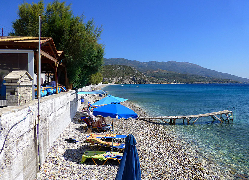 Balos west of Pythagorion in Samos.